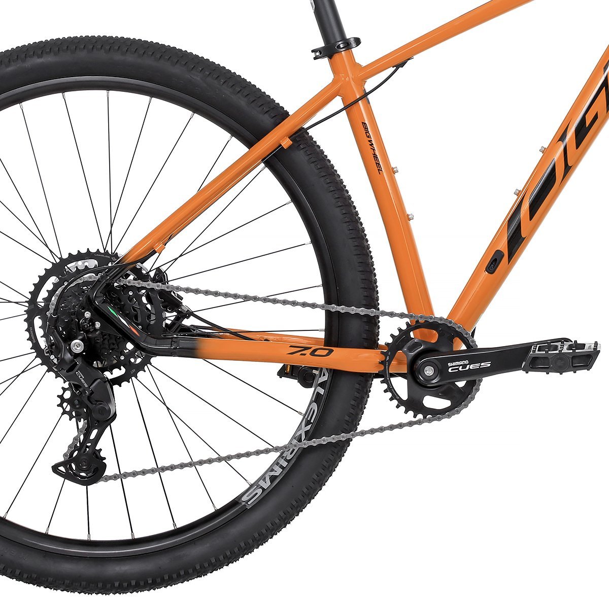 Bicicleta Aro 29 Oggi BW 7.0 Cues 9v 2024 - Laranja Preto Amarelo