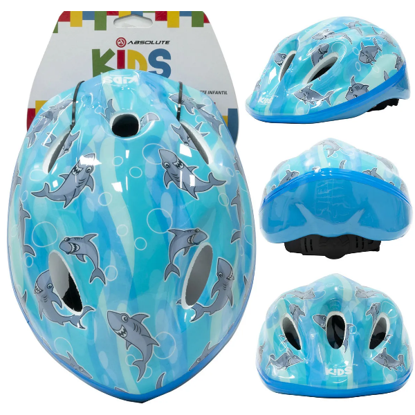 Capacete Absolute Kids Shake Tubarão